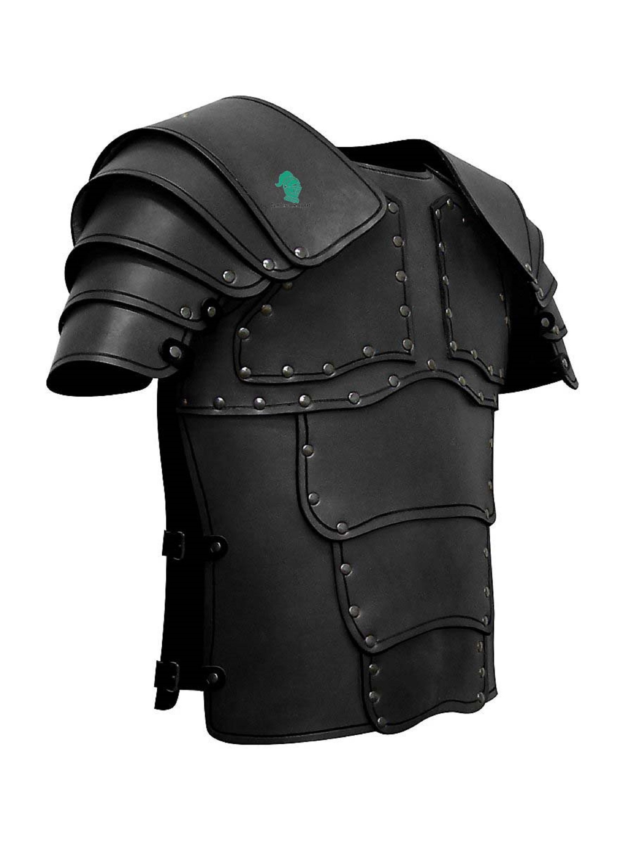 Greek Breastplate With Shoulders Leather Armour Brestplate - Etsy