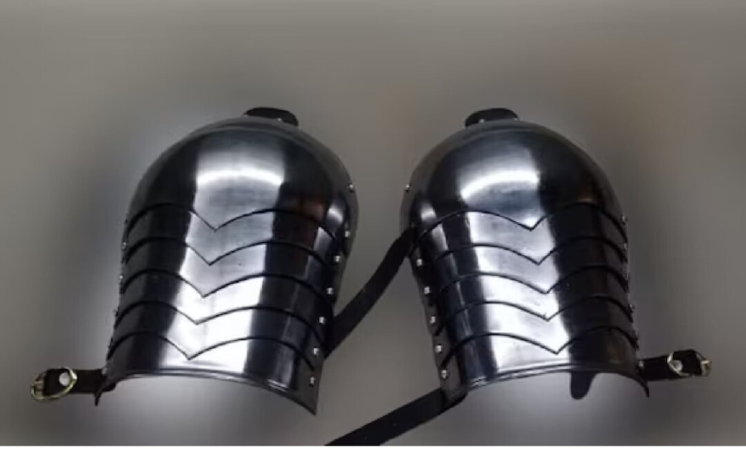 Medieval Pauldrons Set steel Sca Armor Steel Shoulder Set - Etsy