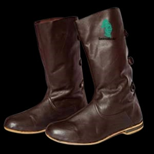 Medieval Leather Boots ,renaissance Footwear Viking Shoes ,3 Buckle ...
