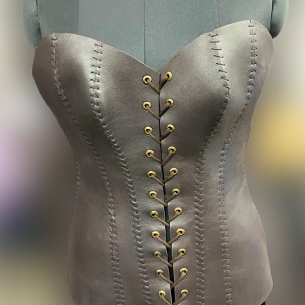 Leather Bustier - Etsy