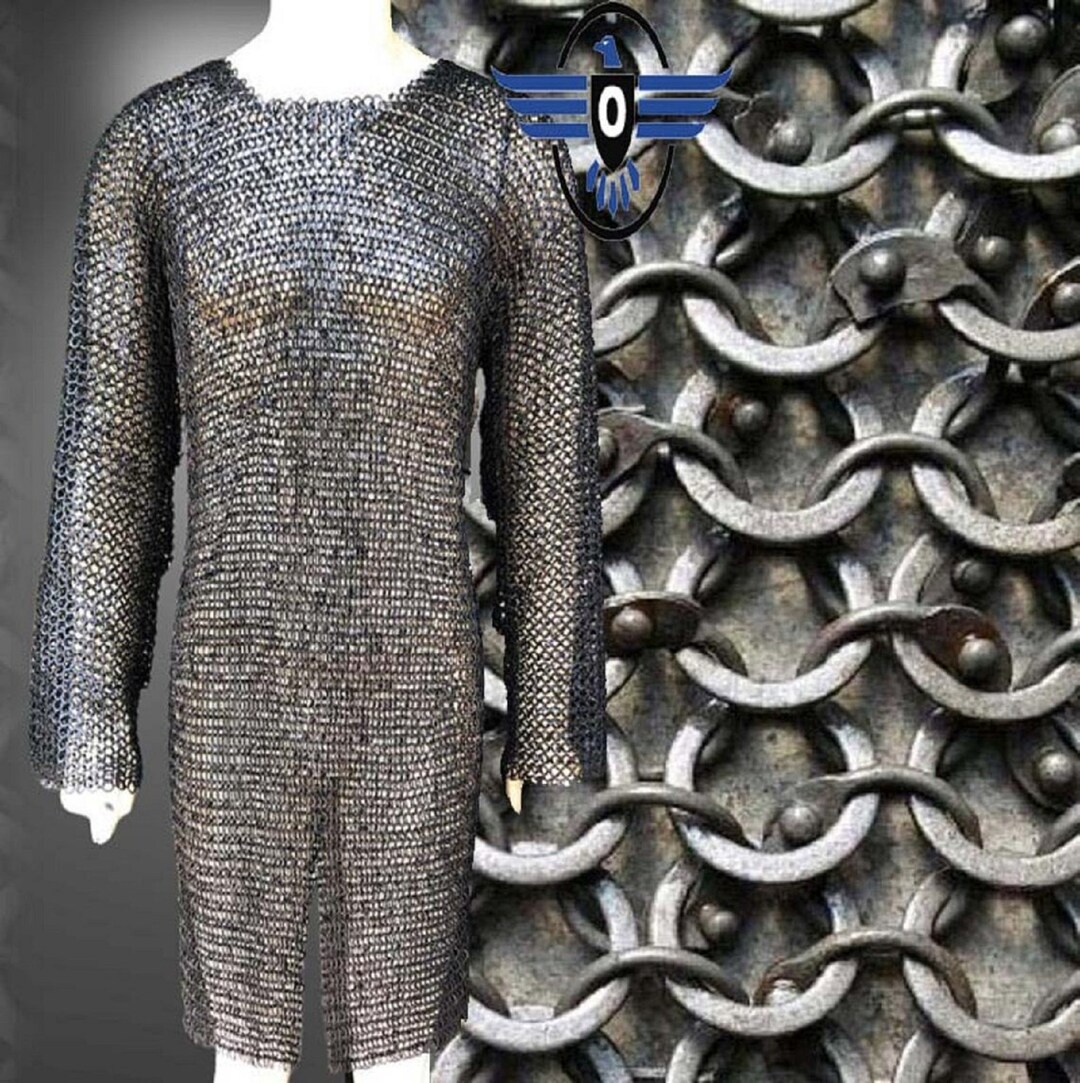 9 MM Round Rivet With Flat Washer Chainmail Shirt ,hauberk MS ...