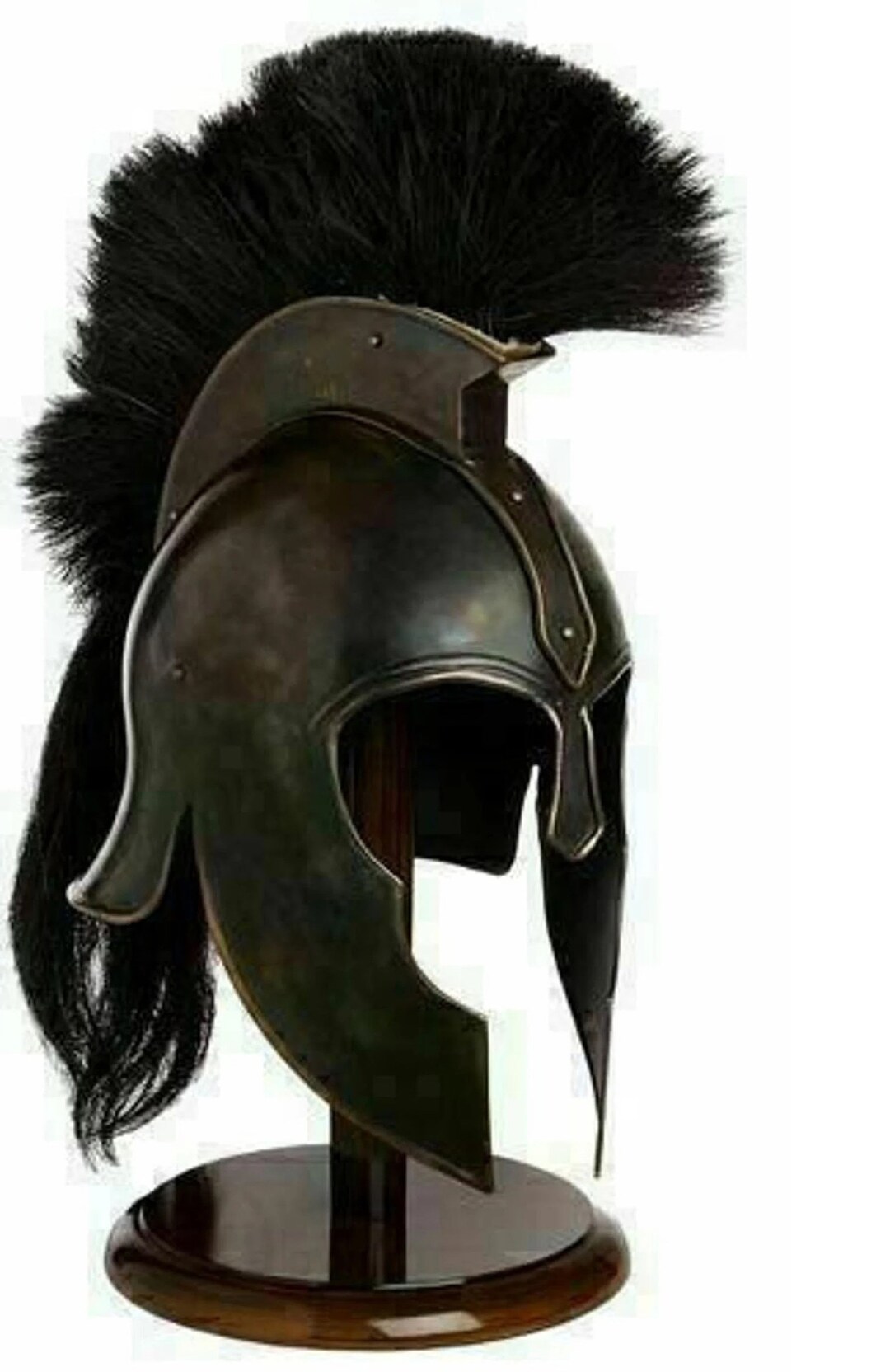 Antique Armor Troy Achilles Helmet Medieval Knight Crusader Greek ...