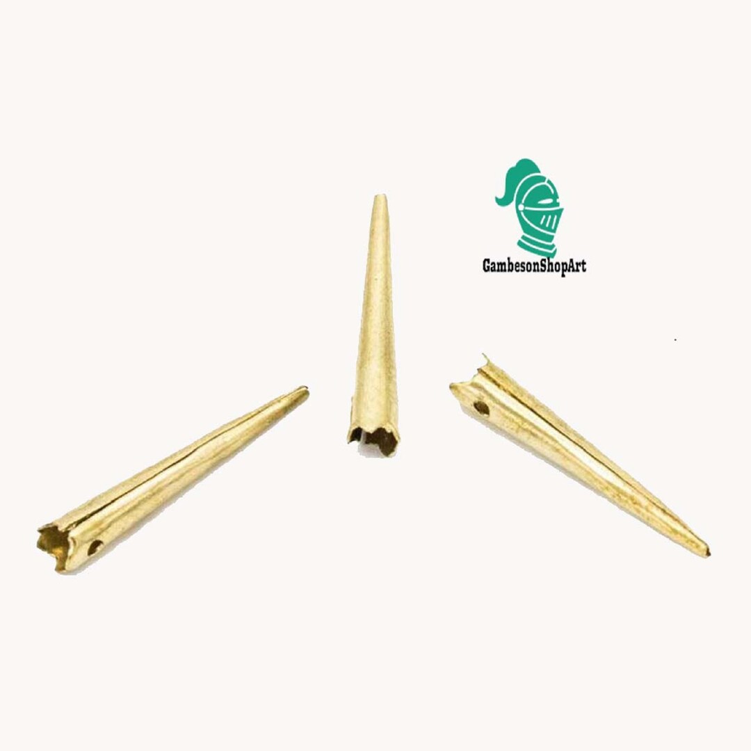 Brass Aglets for Reenactment ,available in Golden Color , - Etsy