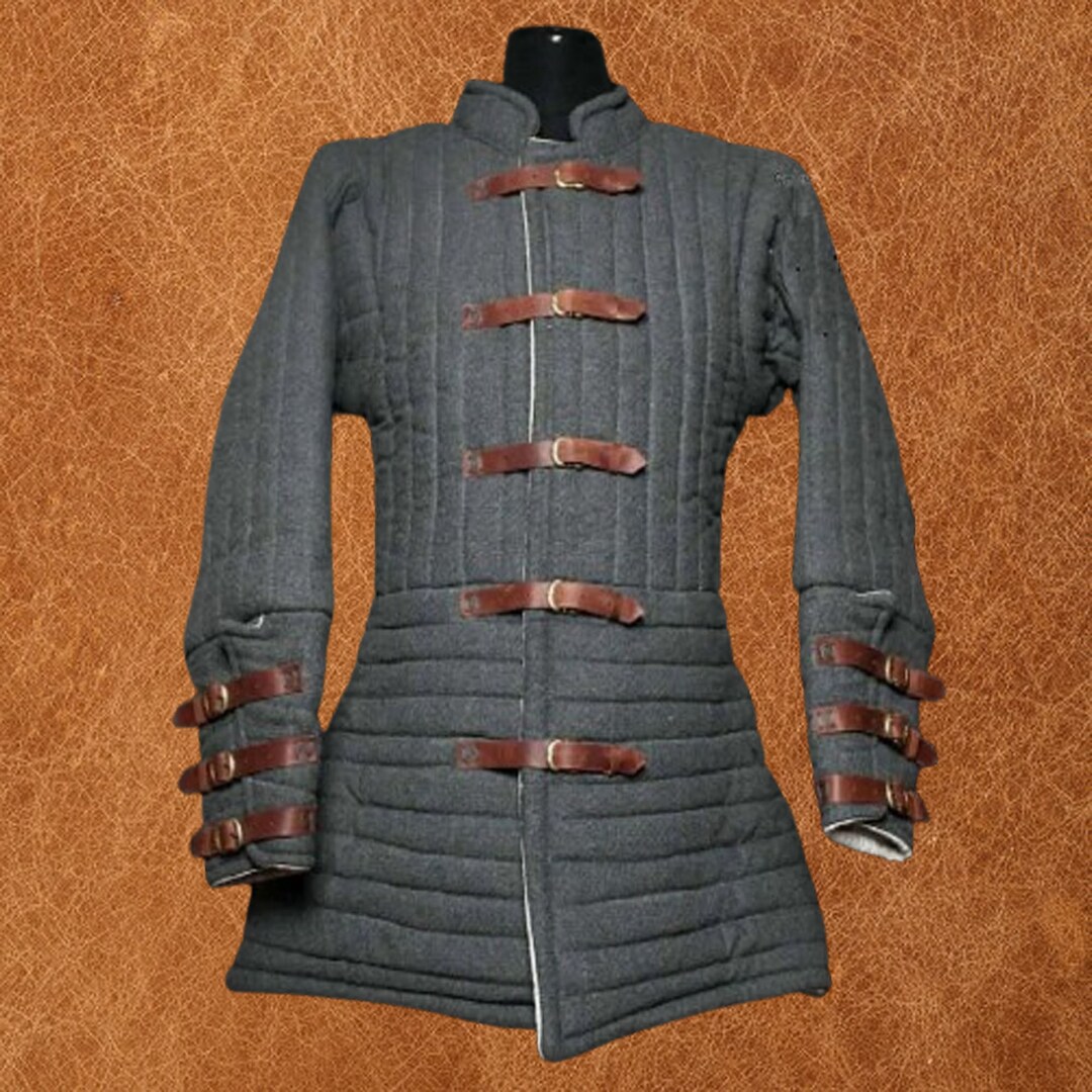 Gambison médiéval rembourré, Gambison d'armement de combat, GN Sca ...