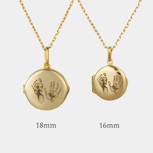 Custom Locket Necklace • Engraved Locket Necklace • Custom Photo Locket ...