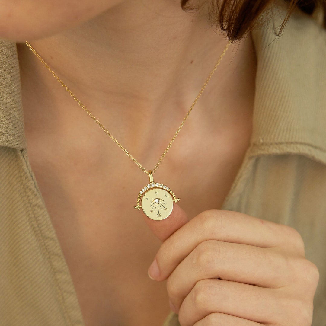 Spinner Pendant Necklace • Custom Spinner Necklace • Gift for Her ...