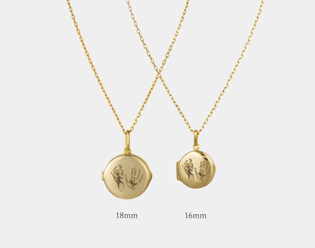 Custom Locket Necklace • Engraved Locket Necklace • Custom Photo Locket ...