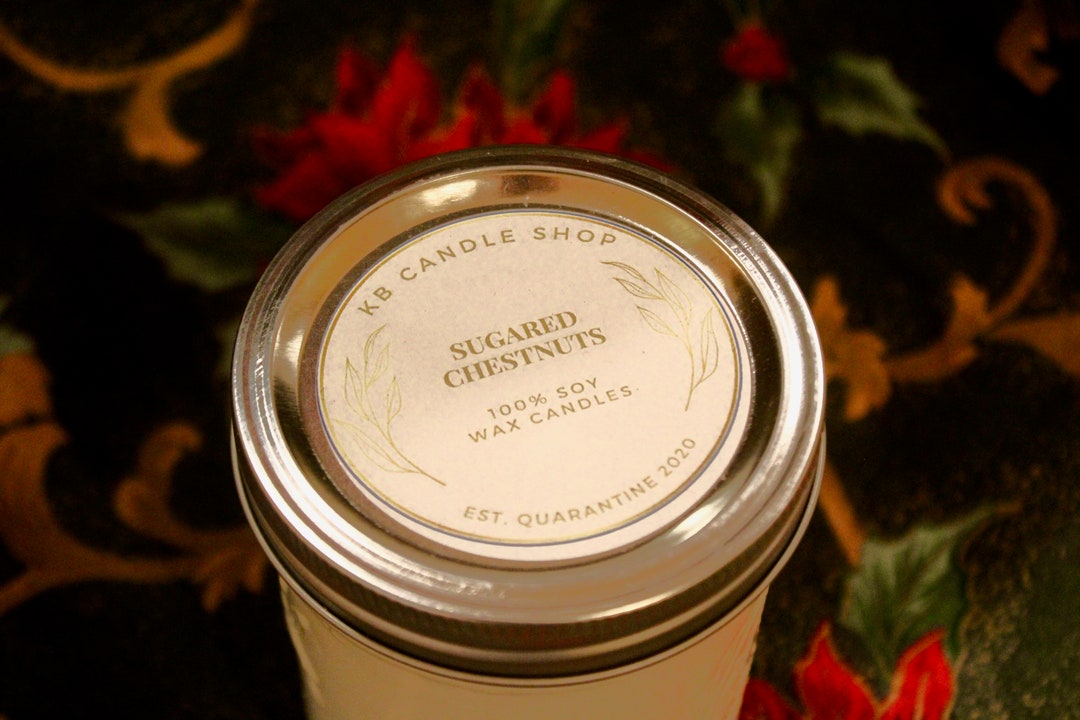 Sugared Chestnut 16 Oz Candle - Etsy