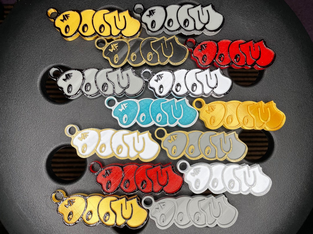MF DOOM Keychain 3.25 Multiple Color Combinations Available - Etsy