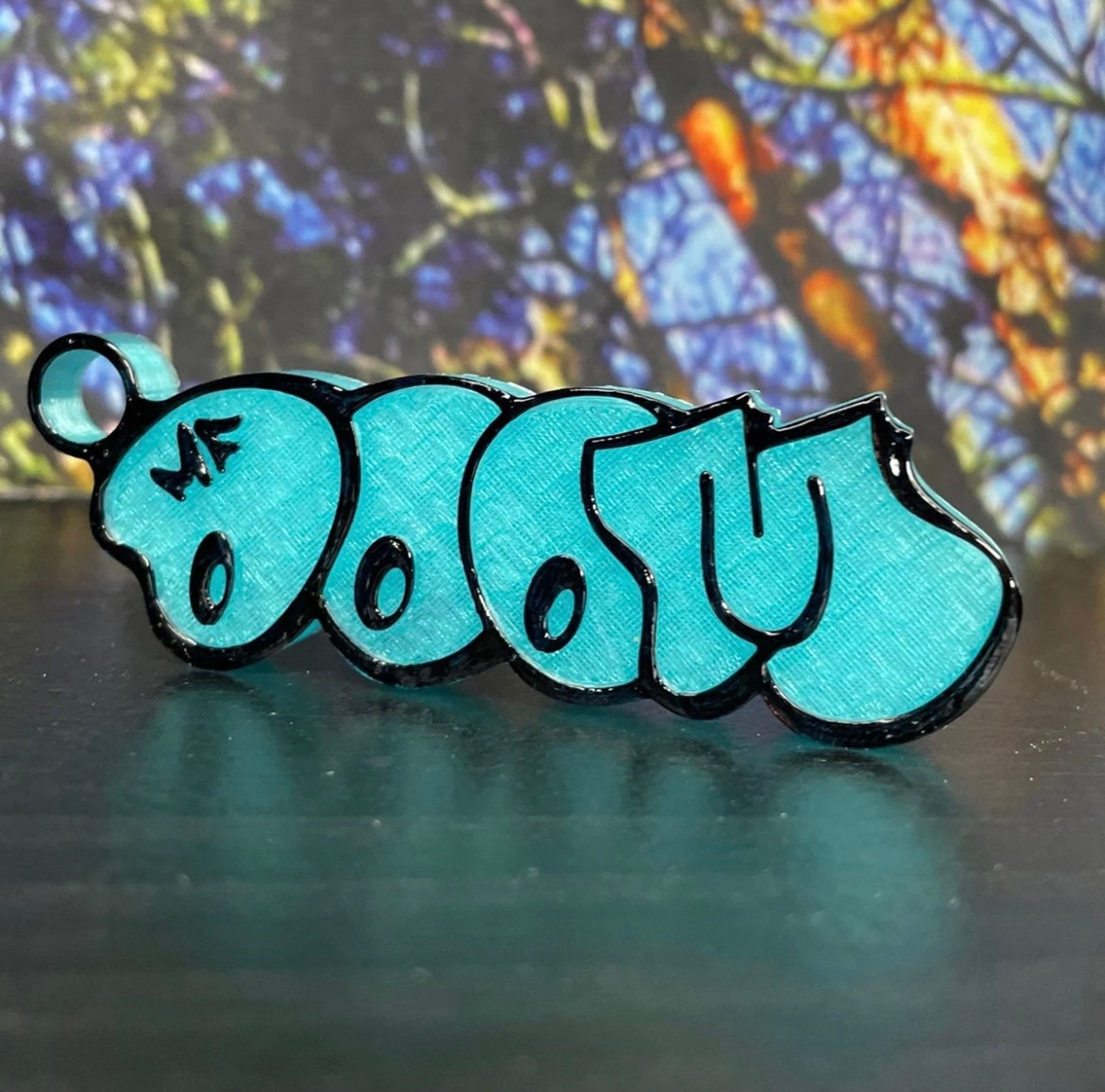 MF DOOM keychain 3.25 Multiple color combinations | Etsy