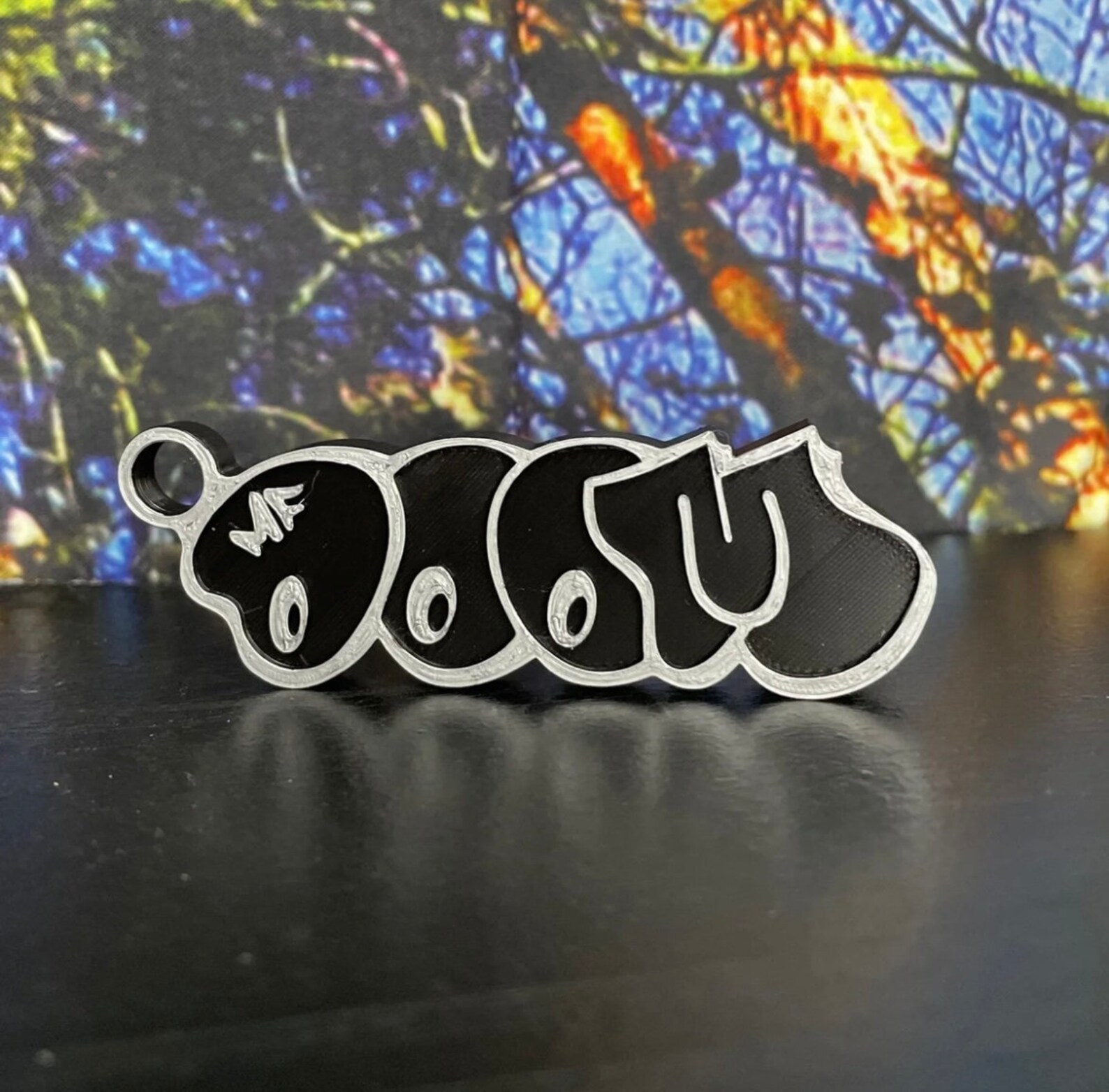 MF DOOM keychain 3.25 Multiple color combinations | Etsy