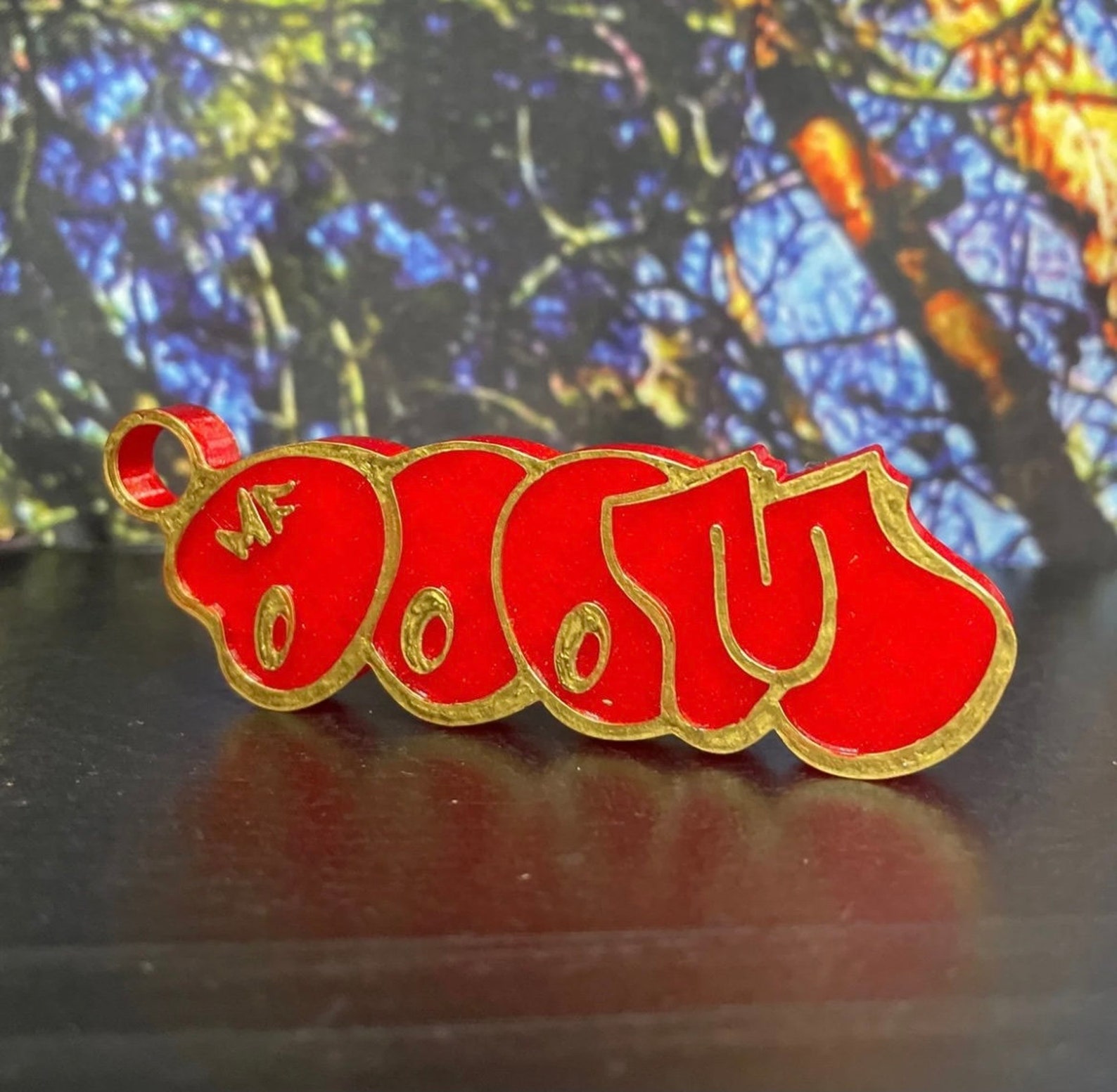 MF DOOM Keychain 3.25 Multiple Color Combinations - Etsy