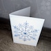 Snowflake Hand Embroidery Holiday Card Pattern - Etsy