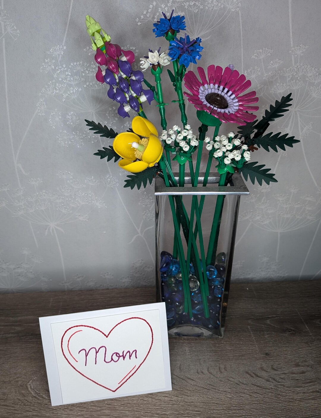 Mother's Day Hand Embroidery Card Pattern - Etsy