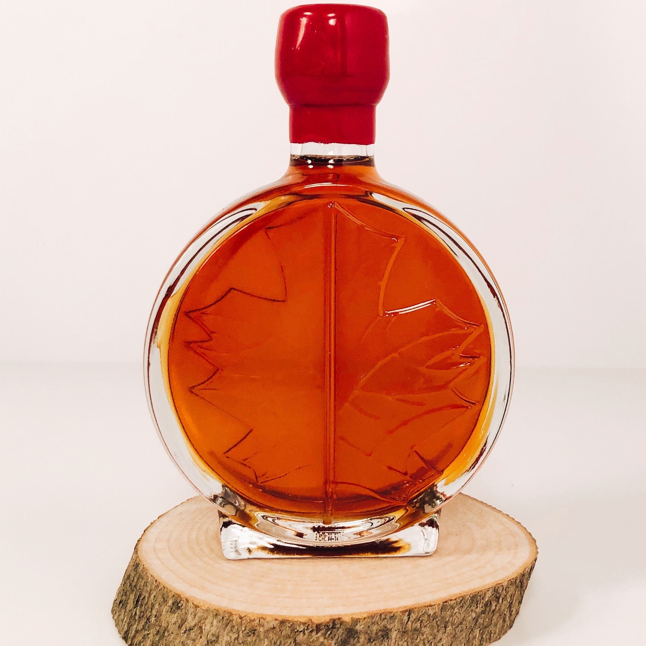 Pure Canadian Maple Syrup in Maple Leaf-shaped Bottle Artisanal ...