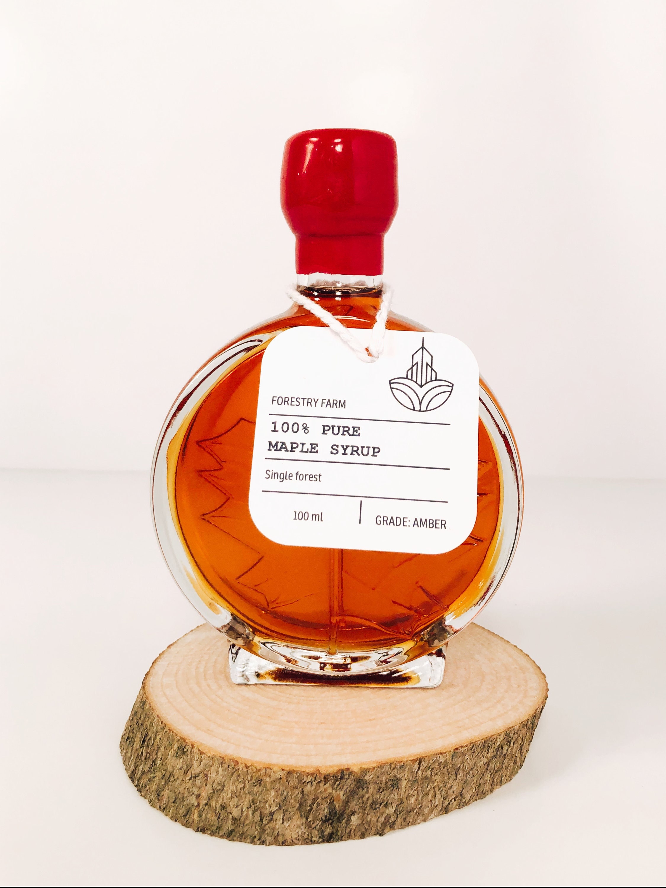 Pure Canadian Maple Syrup in Maple Leaf-shaped Bottle Artisanal ...
