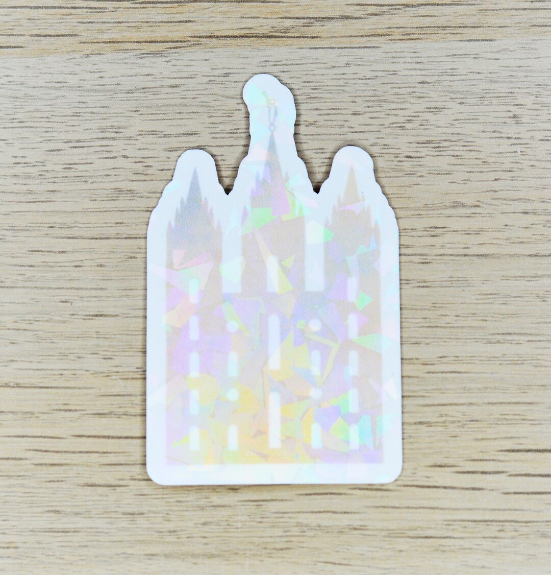 Sparkly Watercolor Temple Sticker - Etsy