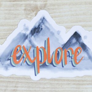Explore Sticker - Etsy