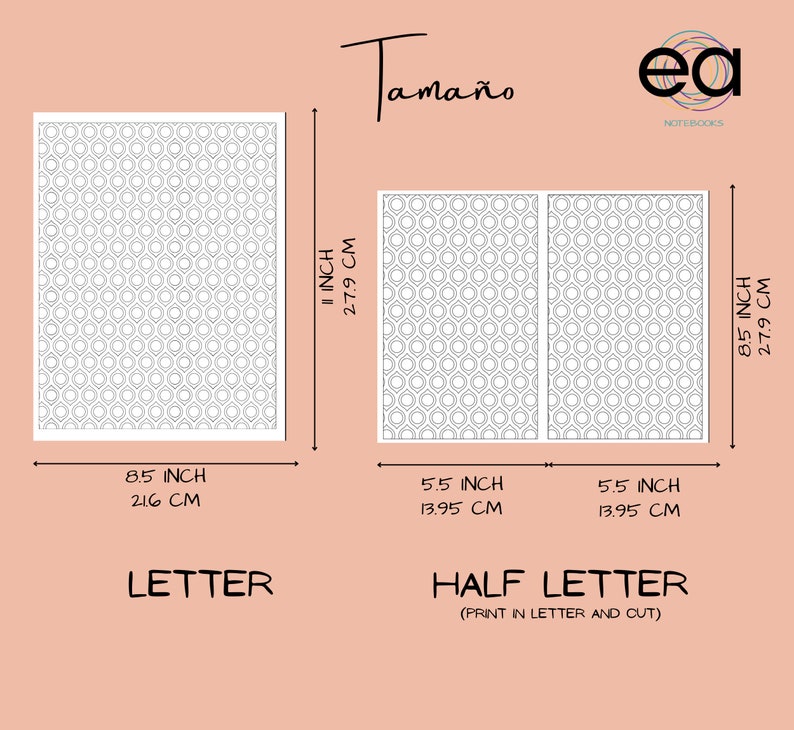 Printable paper. Patterns for coloring. Geometric template. - Etsy México