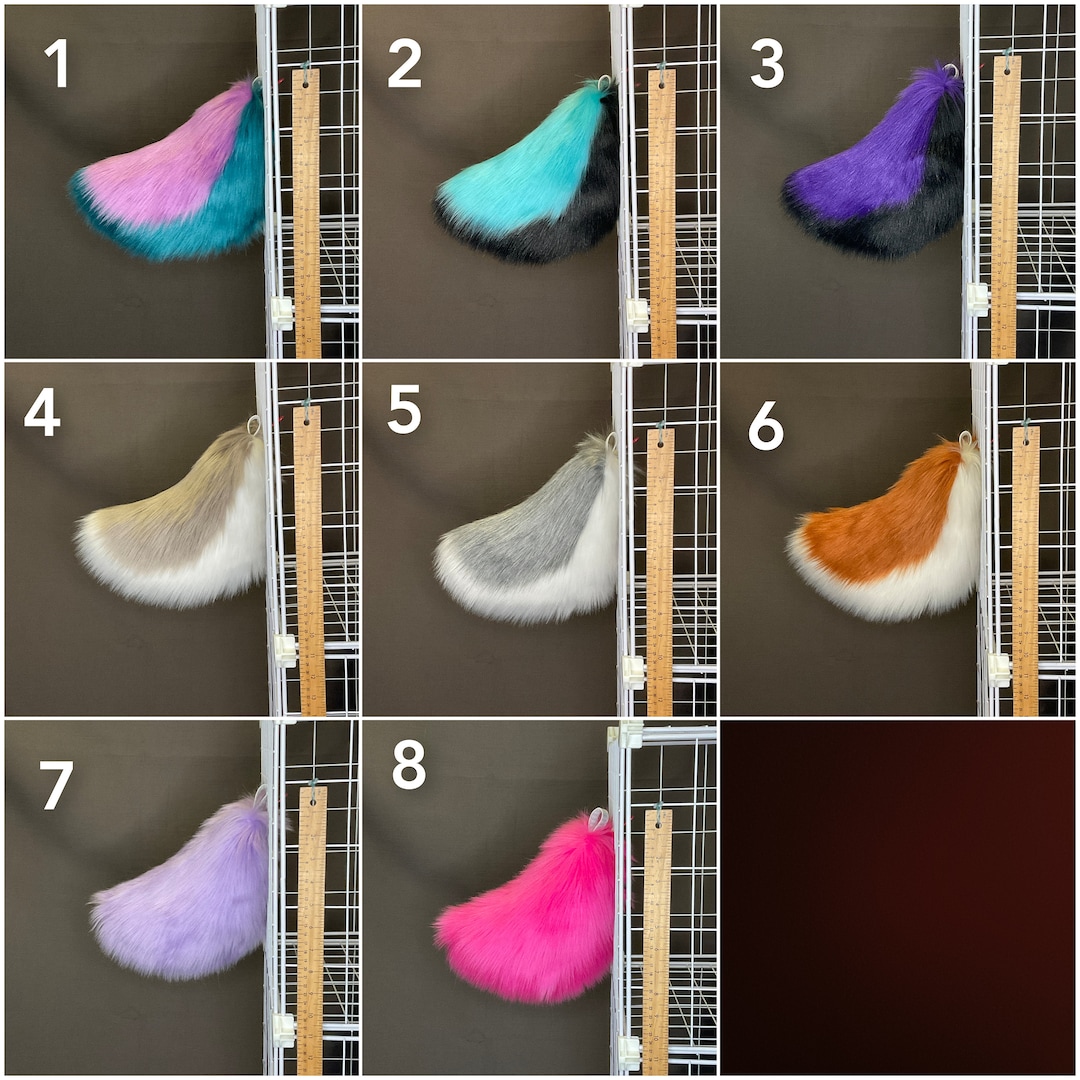 Nub Fursuit Tails, Faux Fur Tail, Small Fursuit Tails - Etsy