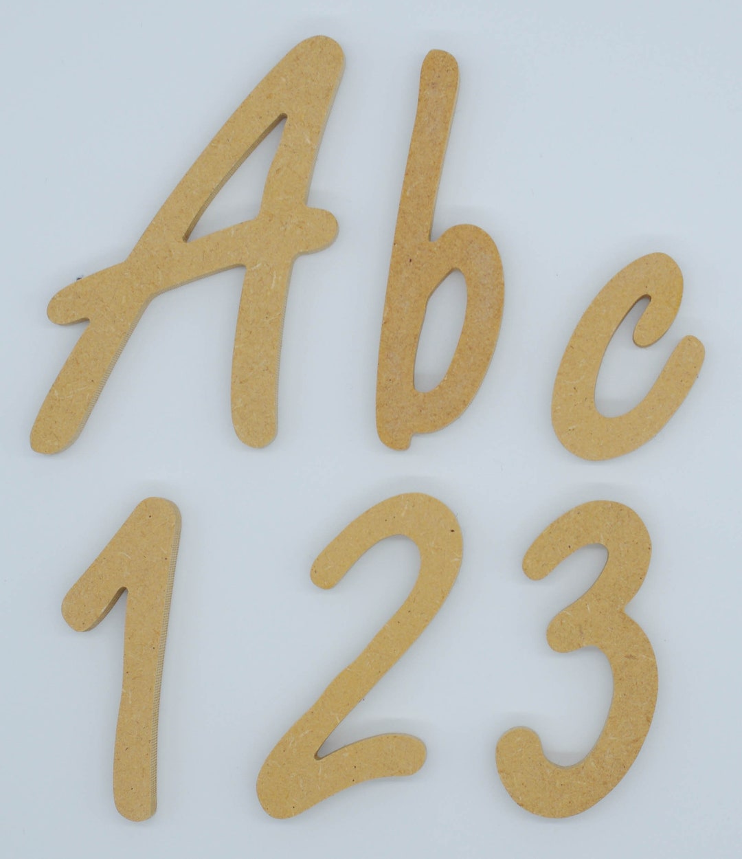 Freestyle Script Font Wooden Letters and Numbers-mdf 9 Mm - Etsy
