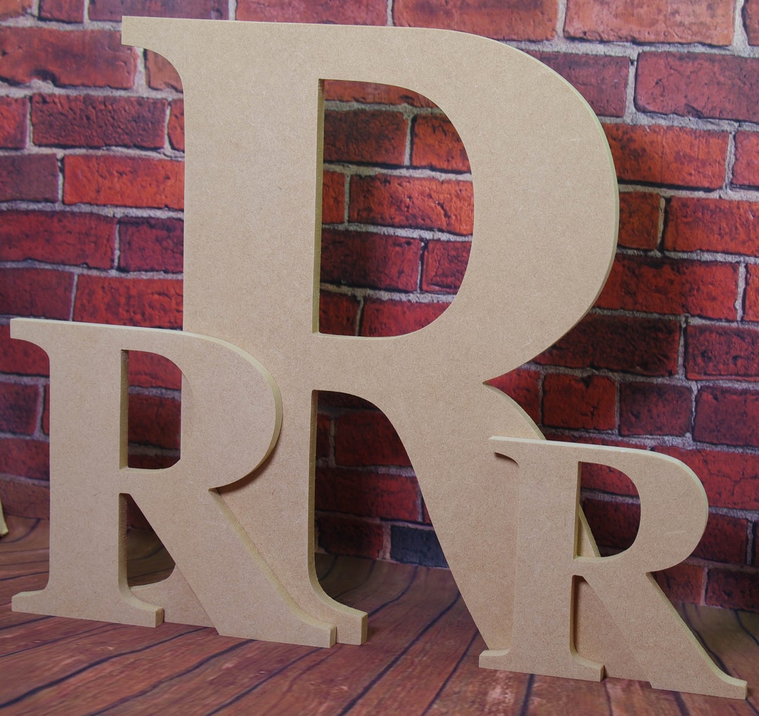 Wooden Letters and Numbers-10 Cm to 50 Cm High-georgia Font-mdf 9 Mm ...