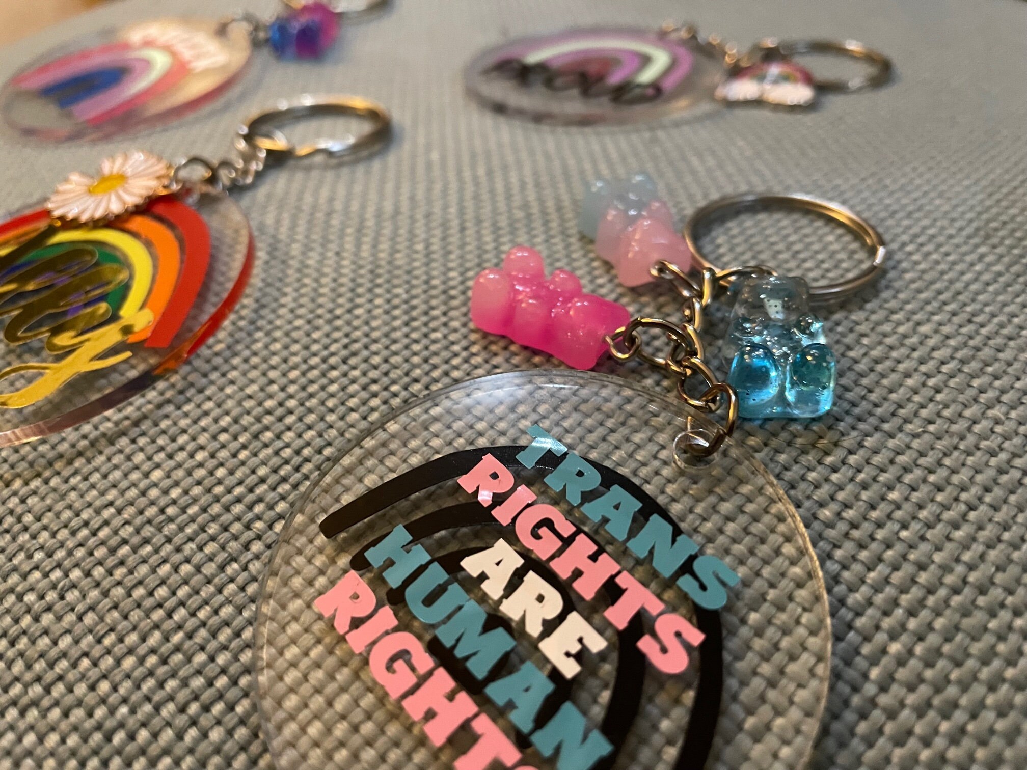 The PRIDE Collection: LGBTQI Keyrings Queer Keychains With - Etsy Australia