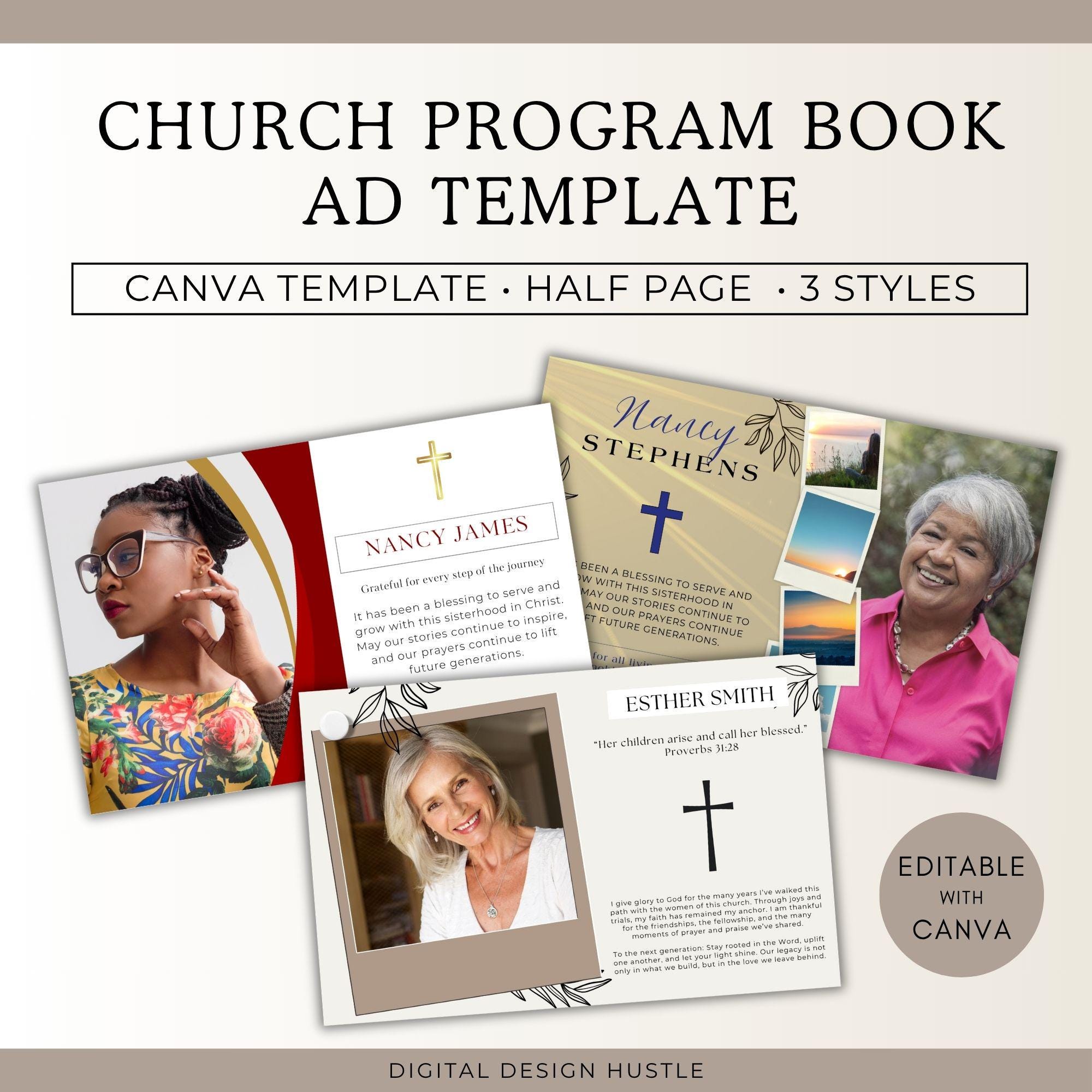 Church Directory Template, Template for A Church Directory,yearbook Ad ...