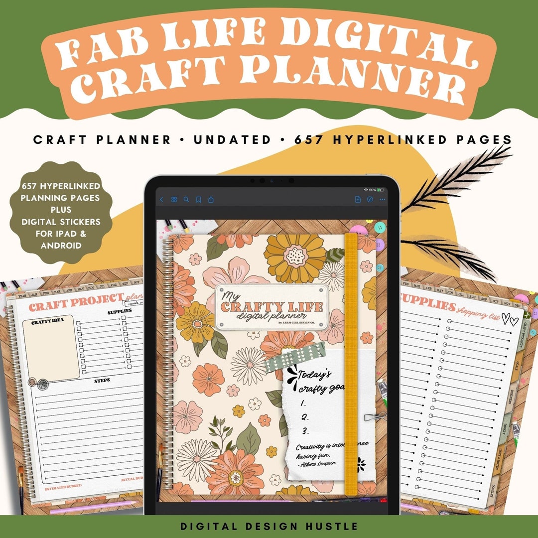 Craft Planner, Craft Project Organizer, Project Tracker, Hobby Planner ...