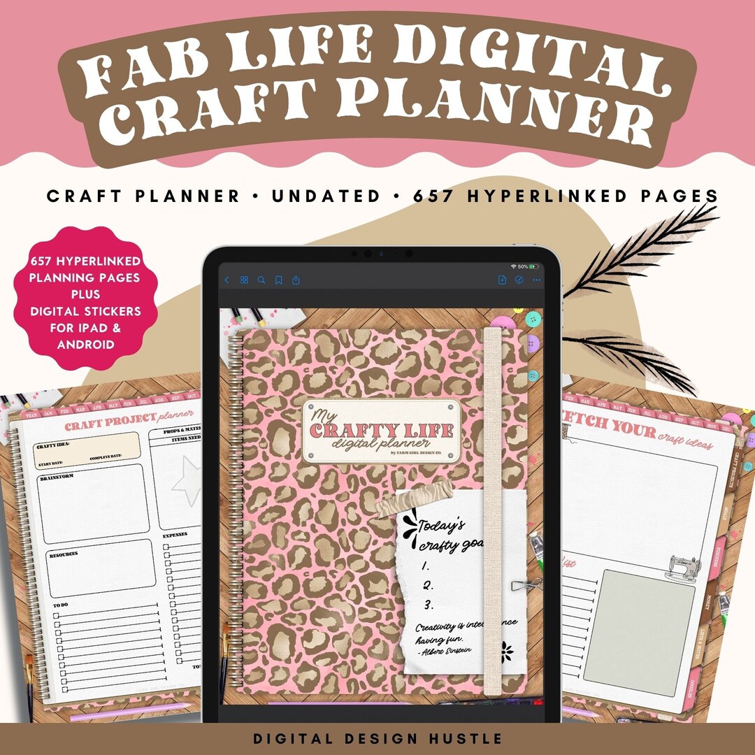 Craft Planner, Craft Project Organizer, Project Tracker, Hobby Planner ...