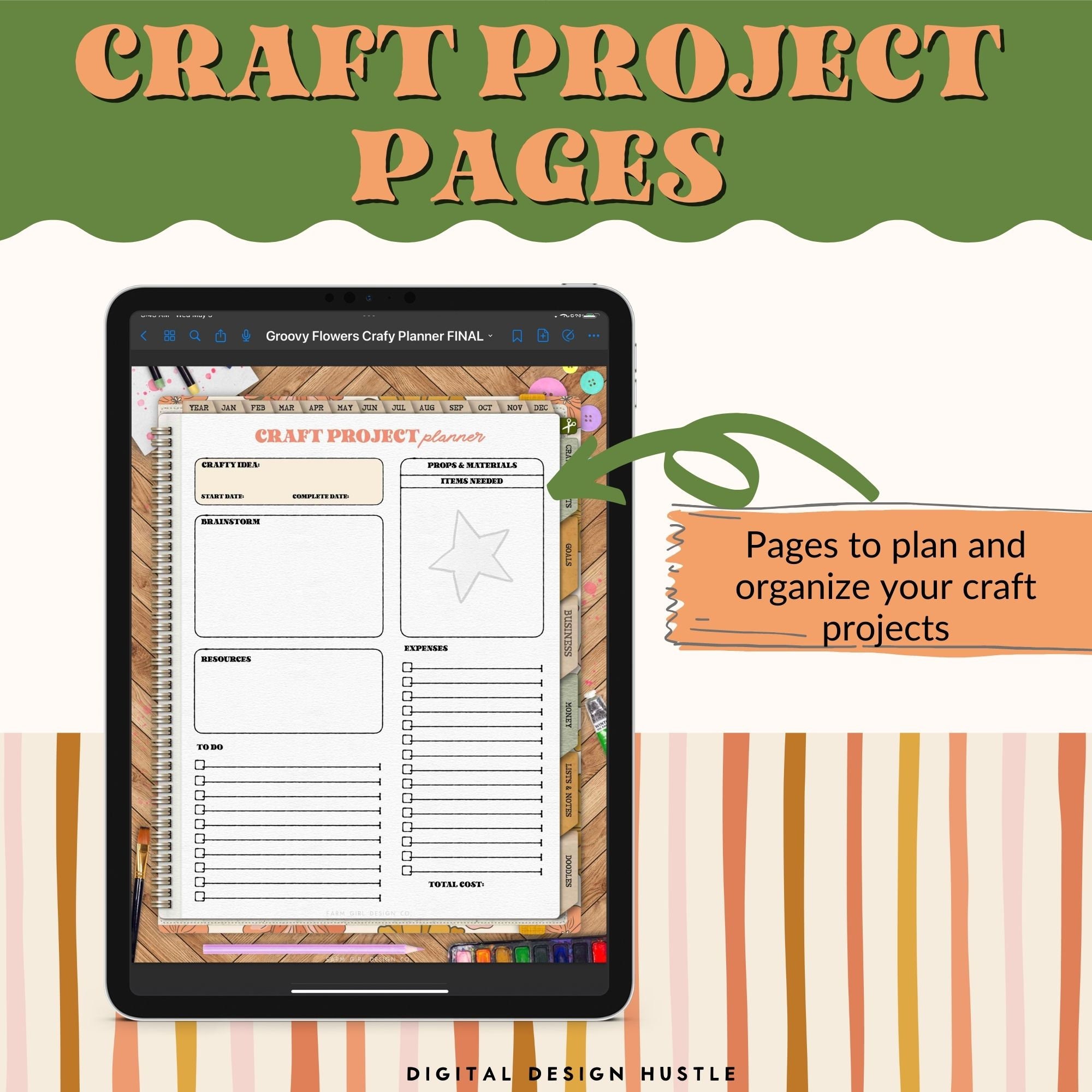 Craft Planner Craft Project Organizer Project Tracker Hobby - Etsy