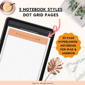 Digital Planning Notebook, Lined Notebook, Digital Bullet Journal ...
