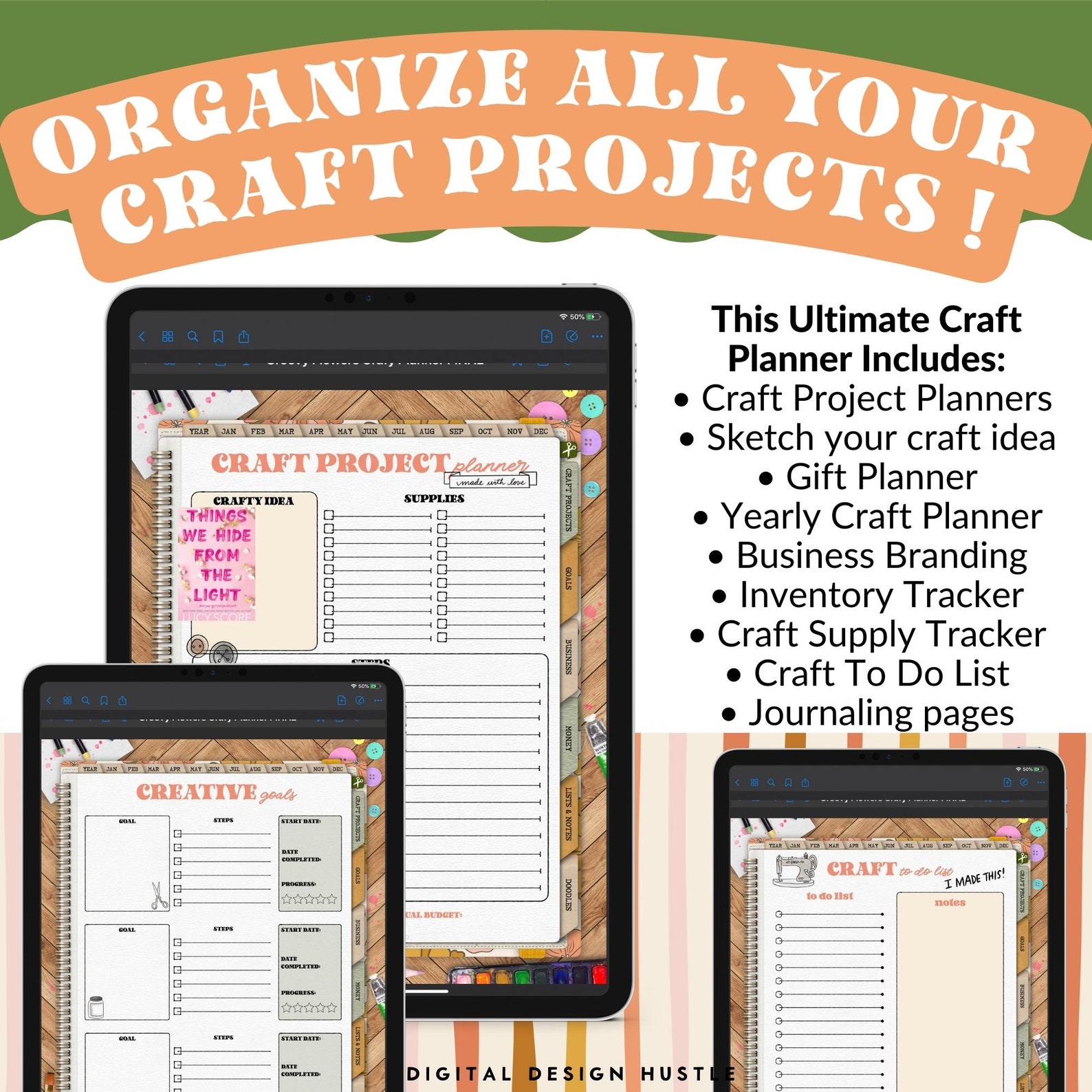 Craft Planner, Craft Project Organizer, Hobby Planner, Craft ...