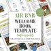 Airbnb Welcome Book Binder, Airbnb Template, Airbnb Ebook Template ...