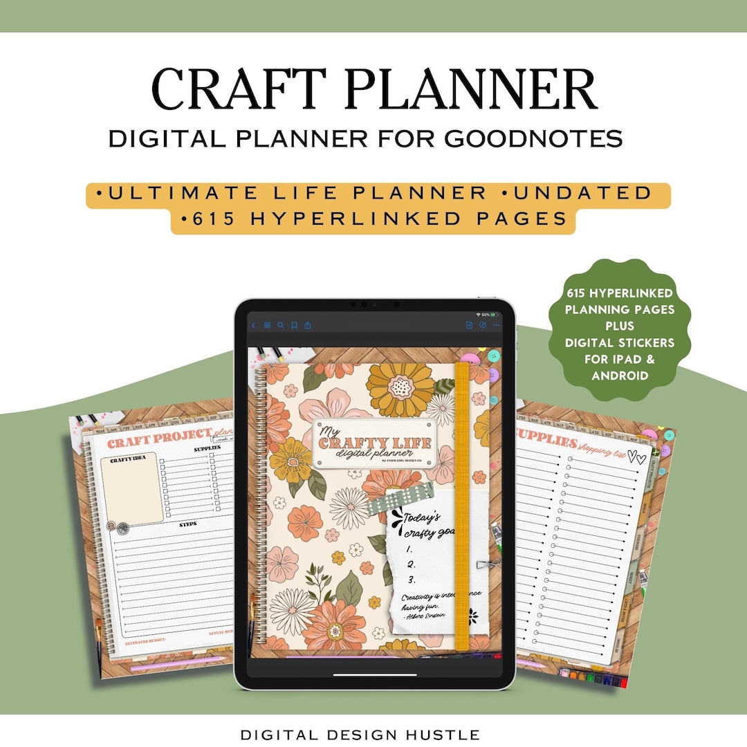 Craft Planner, Craft Project Organizer, Hobby Planner, Craft ...