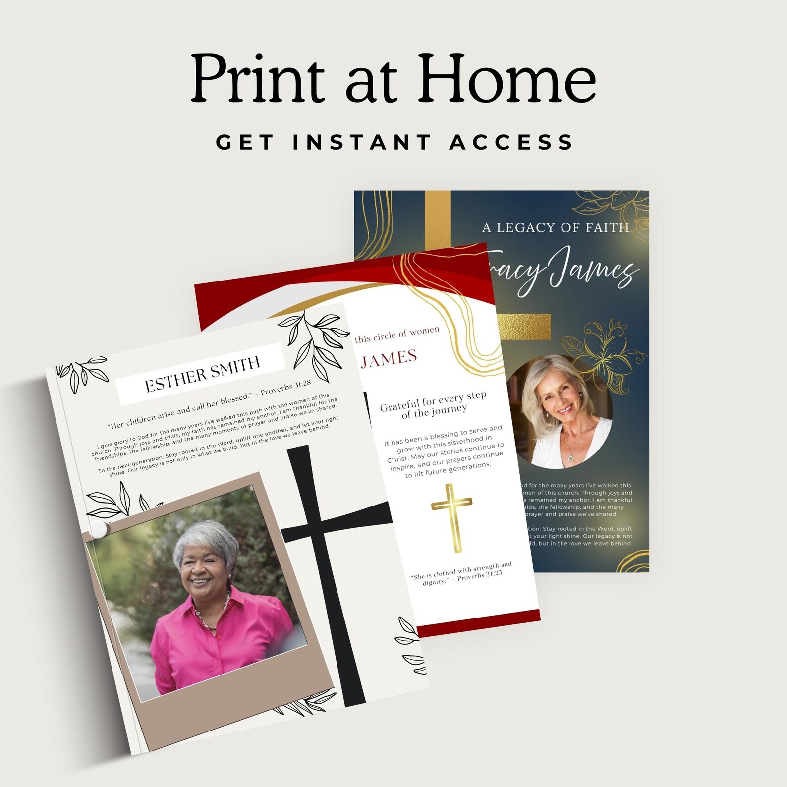 Church Directory Template, Template for A Church Directory,yearbook Ad ...