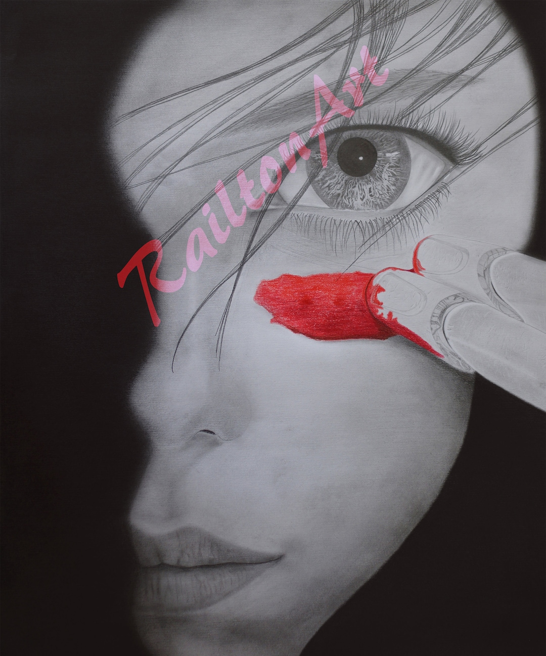 Alita Battle Angel Drawing - Etsy