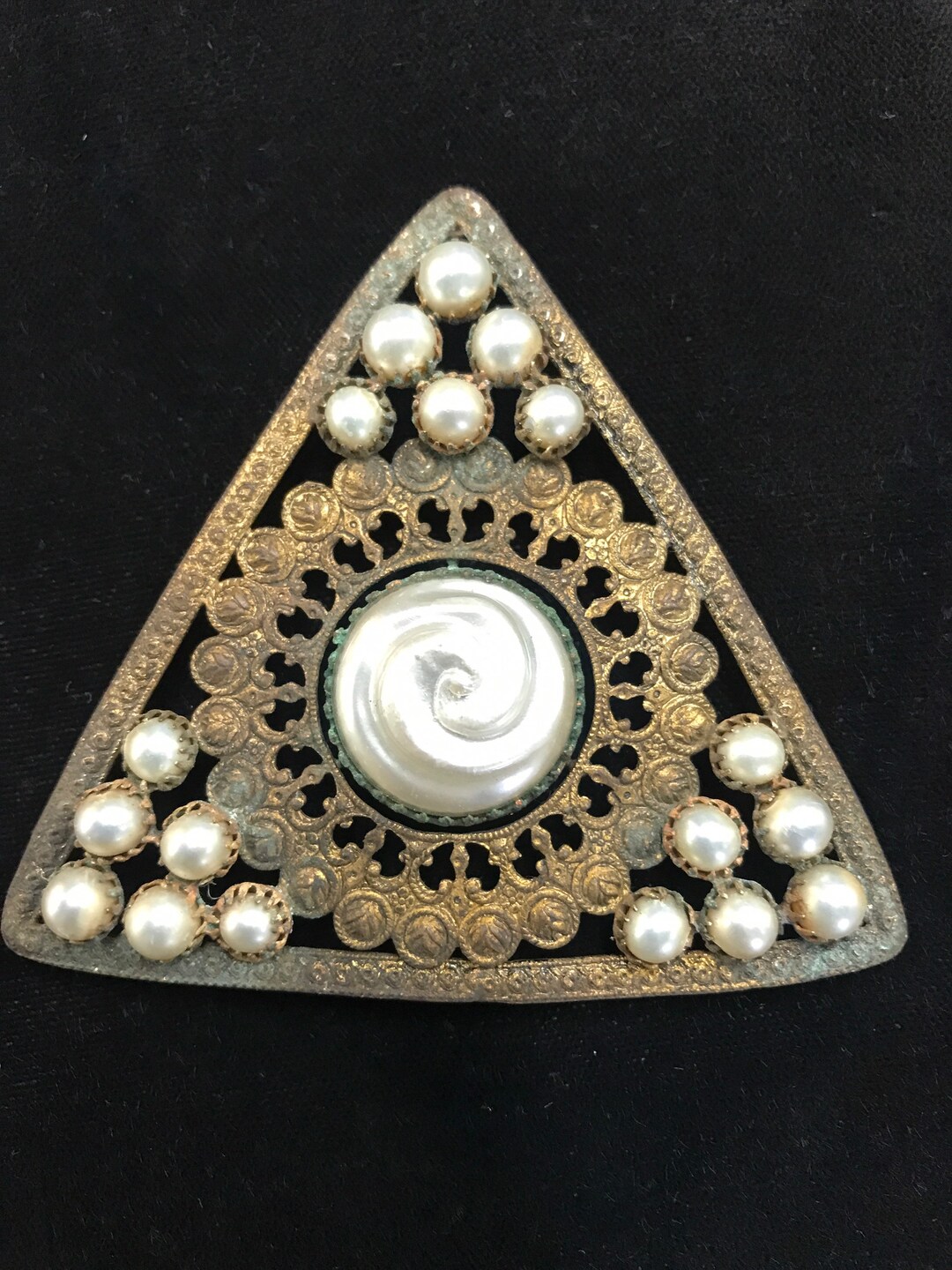 Antique Pearl Viennese Klimt Style Brooch Pin - Etsy