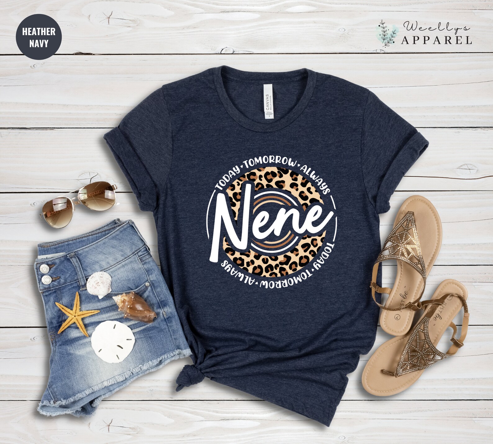 Leopard Nene Shirt for Mother's Day Nene Gift for | Etsy