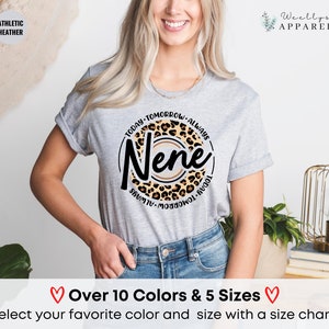 Leopard Nene Shirt for Mother's Day - Nene Gift for Birthday - Cute ...