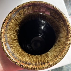 Blue Bonnets Studio Vase Glaze Flowers Art Pottery 9 Artist Signed ...