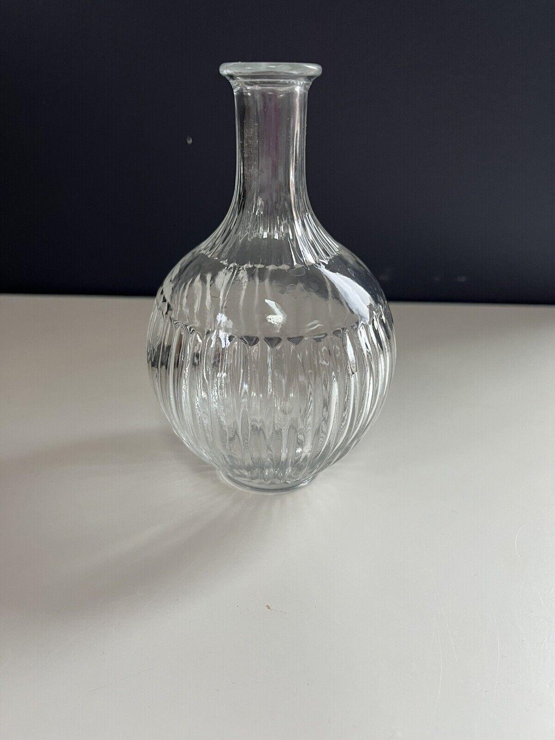 Vintage Clear Glass Vanity Bottle JPI NYC No Stopper 1950s MCM Glam ...