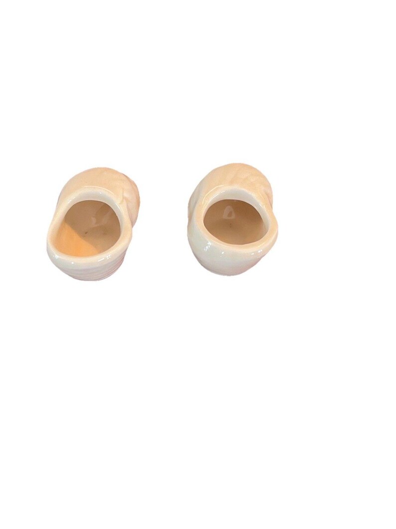 Vintage Porcelain Escargot Snail Pots Set of 2 Made in Japan Cream ...