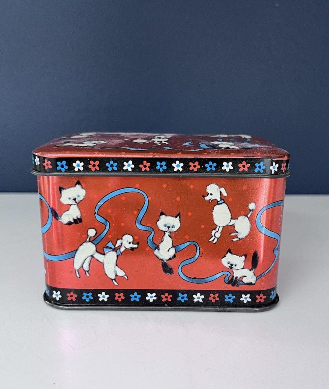 Vtg Horner Foxing Candy Tin Collectible Advertising Container Tea ...