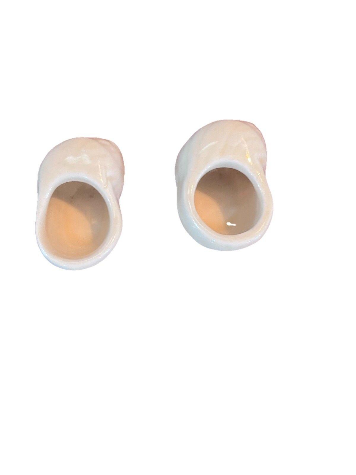 Vintage Porcelain Escargot Snail Pots Set of 2 Made in Japan Cream ...