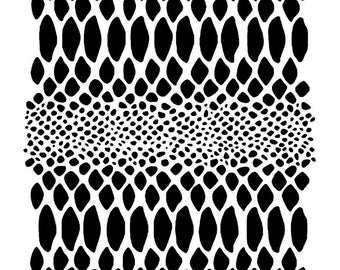 Snake Skin Stencil - Etsy UK