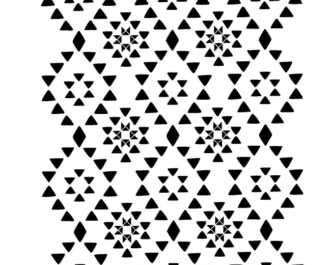 Geometric Fade Pattern Stencil - Etsy Canada