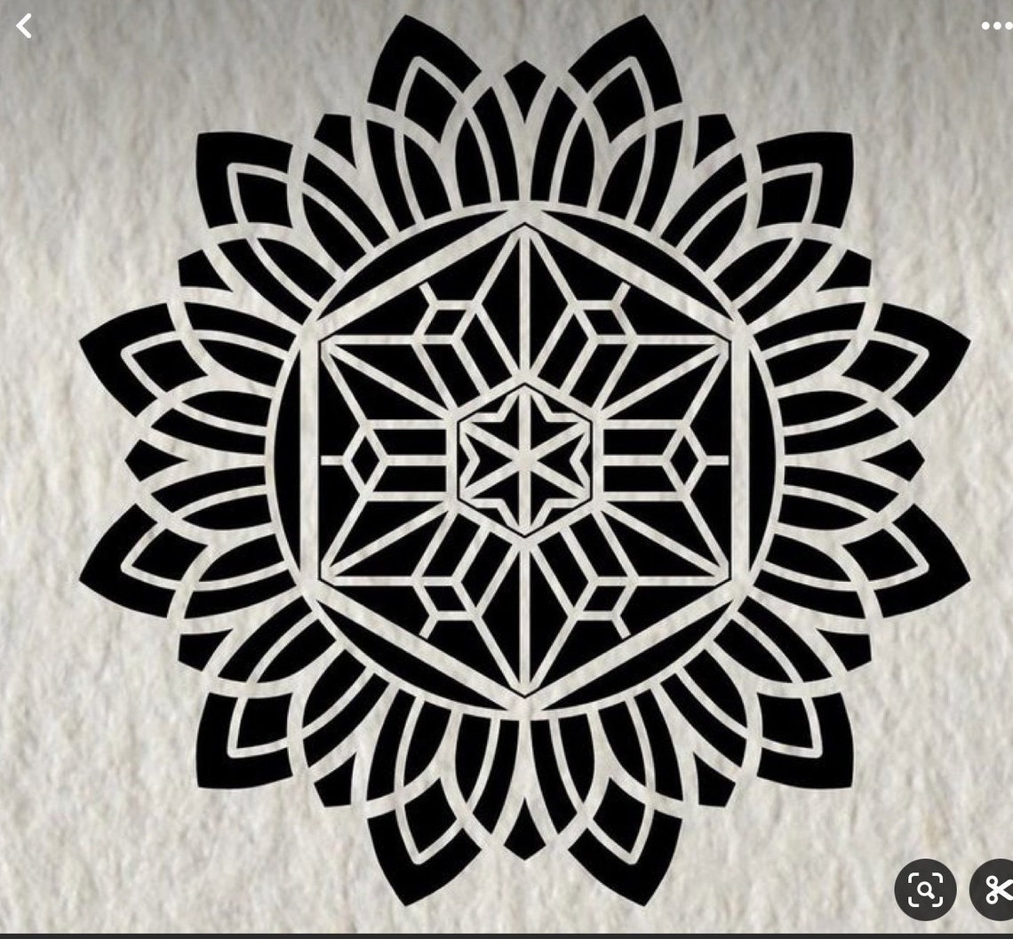 Geometric Maze Pattern Stencil - Etsy