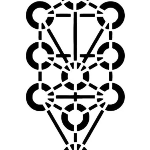 Kabbalah Stencil - Etsy