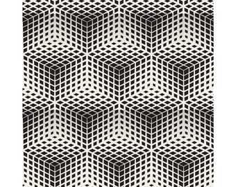 Hexagon Fade Pattern Stencil - Etsy UK